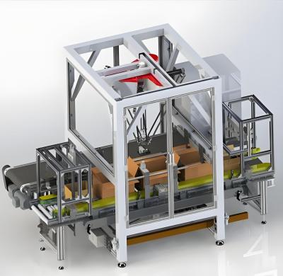 China Spider Hand Robot Automated Case Packer Energy Saving Industrial Carton Case Packer for sale