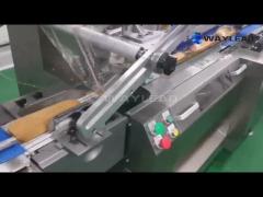 Toast Bread Hffs Horizontal Flow Wrapping Machine WZ220 Food Automatic Packaging Machine