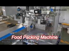 Volledig automatische voedselverpakkingsmachine met hoge snelheid met hoge precisie SUS304