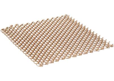 Cina Cavo decorativo su misura Mesh Curtain del camino della maglia del metallo 6x6mm in vendita