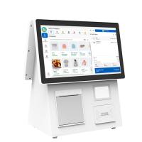 Quality Android/windows 15.6 +15.6 Dual-screen Touch POS All-in-one Machine, Touch for sale