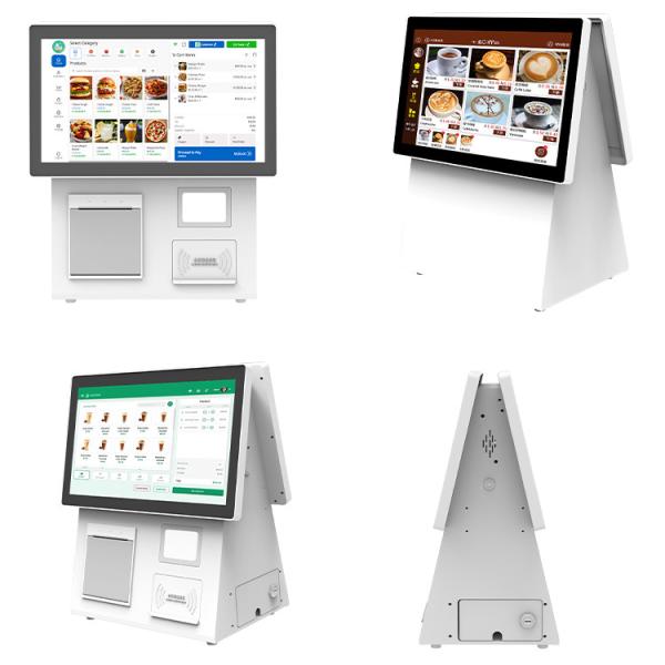 Quality Android/windows 15.6 +15.6 Dual-screen Touch POS All-in-one Machine, Touch for sale