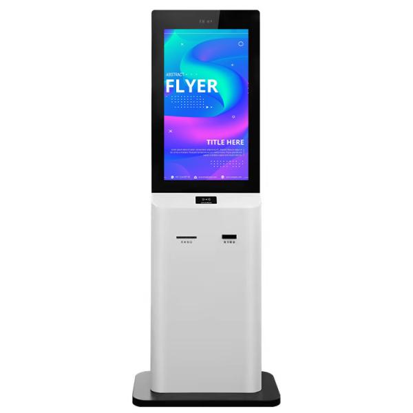 Quality 21.5 Inch Floor Standing Touch Screen Sim Card Lottery Self Service Vending for sale