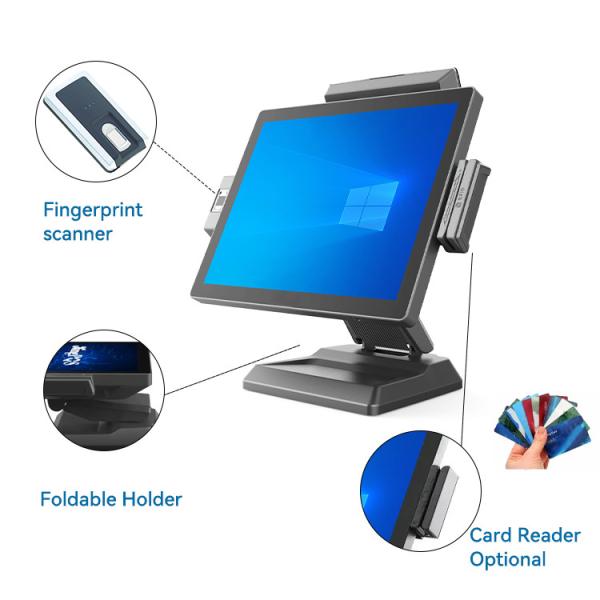 Quality Android/windows 15 " +9.7 Dual-screen Touch POS All-in-one Machine Touch Screens for sale