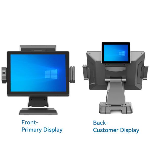 Quality Android/windows 15 " +9.7 Dual-screen Touch POS All-in-one Machine Touch Screens for sale