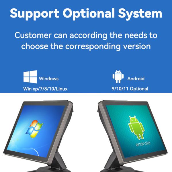Quality LX1503 New Digital Touch Screen Supermarket Billing Machine All in One Cash for sale