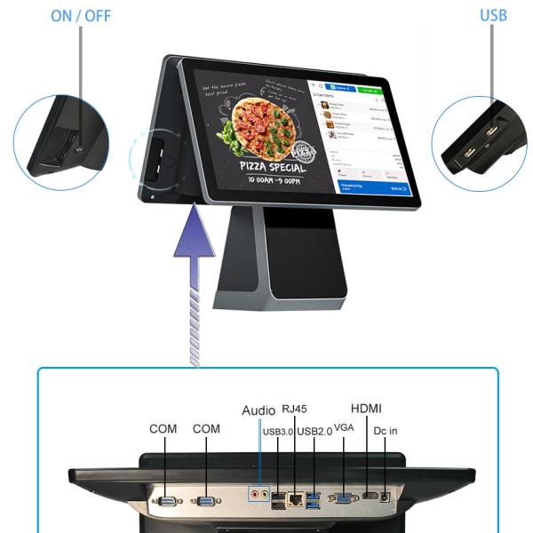 Quality POS Cashier Machine POS System Solution With Receipt Printer for Online Store for sale