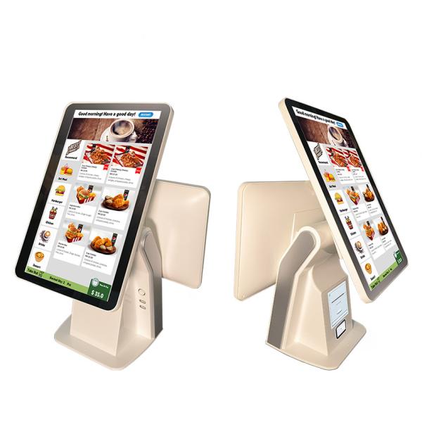 Quality 15.6Inch Desktop Kiosk Popular Design for Bank Queue Management Touch Screen POS Ordering Payment Kiosk for sale