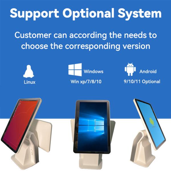 Quality 15.6Inch Desktop Kiosk Popular Design for Bank Queue Management Touch Screen POS for sale