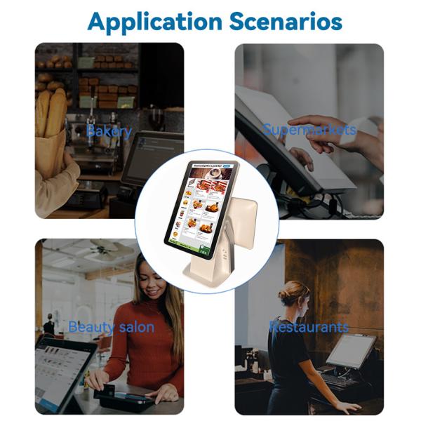 Quality 15.6Inch Desktop Kiosk Popular Design for Bank Queue Management Touch Screen POS for sale