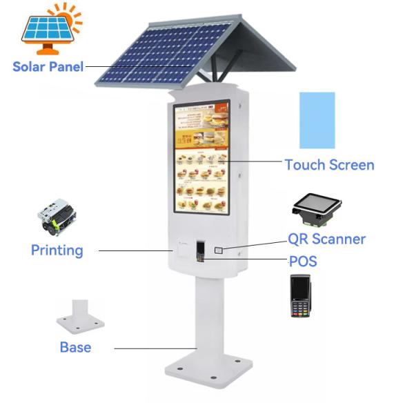 Quality LX8031O Solar PanEL Outdoor Waterproof Touch Screen Self Service Ordering for sale