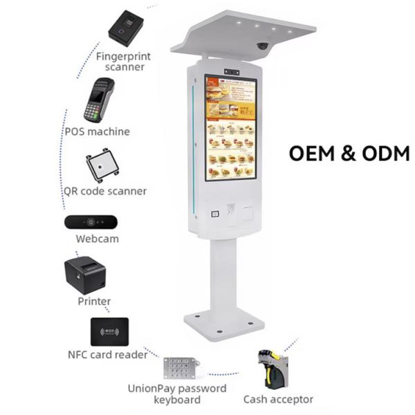 Quality LX8031O Outdoor Waterproof Touch Screen Self Service Ordering Payment Kiosk for for sale