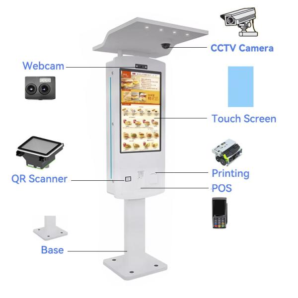 Quality LX8031O Outdoor Waterproof Touch Screen Self Service Ordering Payment Kiosk for for sale