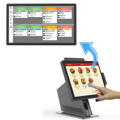 China Restaurant KDS Kitchen Display Hardware and Software Whole Solution Pos System Number Order Display Screen for sale
