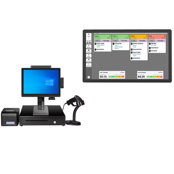Quality 15.6" 21.5" Android Touch Screen KDS Kitchen Display System Support POE for sale