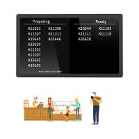 Quality Menu Digital Display Screen Restaurant Hanging Digital Menu Board Displayer LCD for sale