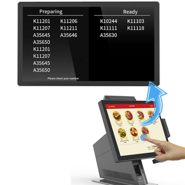 Quality Menu Digital Display Screen Restaurant Hanging Digital Menu Board Displayer LCD for sale