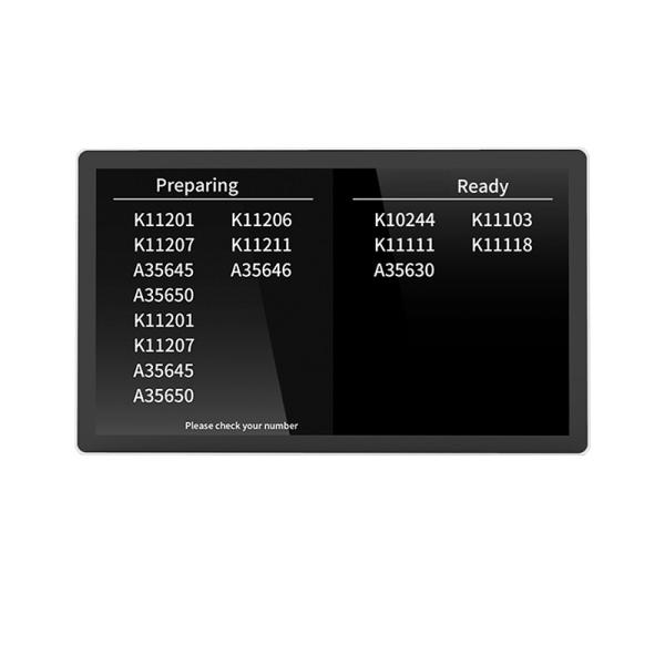 Quality Menu Digital Display Screen Restaurant Hanging Digital Menu Board Displayer LCD for sale