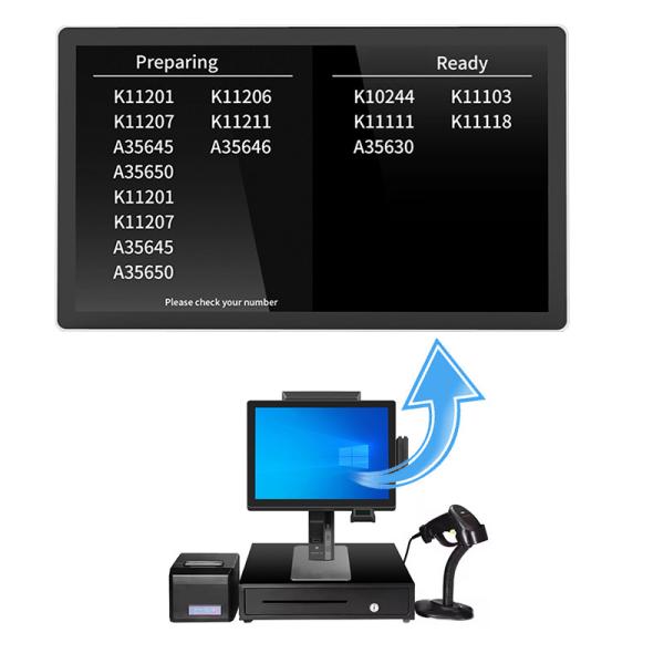 Quality Menu Digital Display Screen Restaurant Hanging Digital Menu Board Displayer LCD for sale