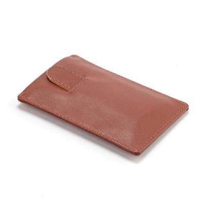 Cina Il BM del pacchetto di OPP ha personalizzato il portafoglio di cuoio di cuoio del titolare della carta degli accessori 10.5x7x0.5cm in vendita