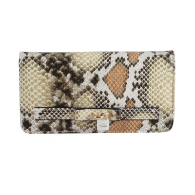 Cina piccola borsa della carta di credito di 21x10.5CM, EN17 portafoglio della frizione delle signore dell'unità di elaborazione Snakeskin in vendita
