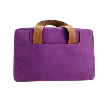 Chine Handle Slim Canvas Laptop Bag Sleeve Pouch Case Covers For Women Men Ladies à vendre