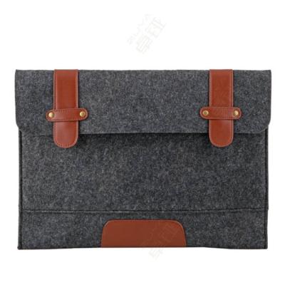 Chine Office Felt Leather Document File Folder Cover Multi Pocket Laptop Organizer Bags à vendre