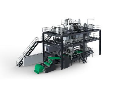China PLA/Pet Polylactic Acid Nonwoven Fabric Production Line Nonwoven Machinery for Shopping Bag in Mall Supermarket for sale
