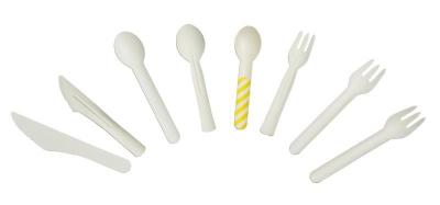 China 2022 China New Arrivals Compostable Cutlery Eco Friendly Cheap Paper Spoon Fork Knife Straw Paper Cutlery making machine for sale