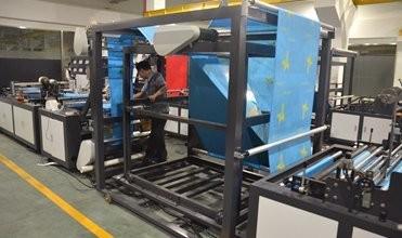 China Automatic CNC Controlled 2 Color Silk Screen Printing Machine Full Automatic Two Color Roller Silk Screen for sale