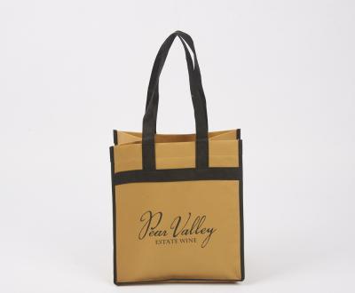 China Custom Printed Promotional Reusable PP Nonwoven Tote Shopping Bag Environmental Friendly Non-Woven Fabric for sale