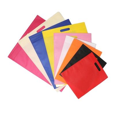 China Nice Design Hot Sell Eco-Friendly Shopping Bag Spun Bond Non Woven Fabric TNT T-Shirt Bag W-Cut Bag for sale