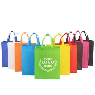China Eco Friendly Recyclable Biodegradable Customized Print Logo Promotional Non Woven Bag PP Non Woven Package for sale