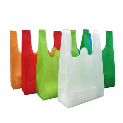 China Gift Disposable W Cut Shopping Bag for sale