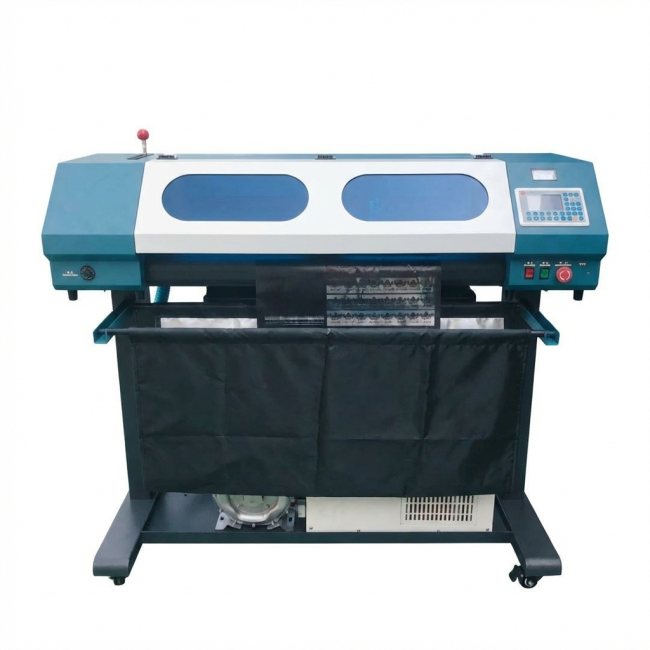 Laser film engraving machine front view