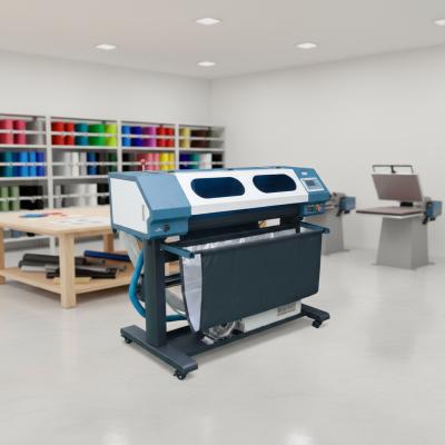 China Heat Transfer Laser Vinyl Cutting Machine 110V 220V For Fabric Vinyl Sticker for sale