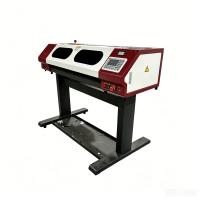 China Laser Cutting Plotter Machine for Printed PU PUFF Vinyl for sale