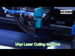 high precision vinyl laser cutting machine for diy textile / cloth design