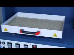 Competitive half manual rhinestone shaking machine
