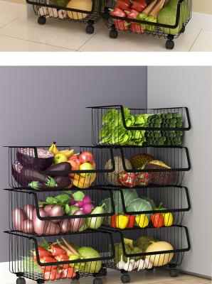 Cina Lo scaffale di stoccaggio della verdura e della frutta della cucina ha cotto il limite dell'acciaio inossidabile 15KG della pittura in vendita