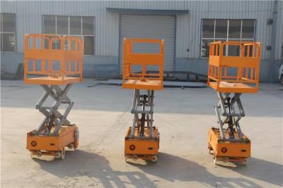 China OEM 3-6m/min self propelled mini scissor lift High-duty Steel Structure For Maintenance for sale