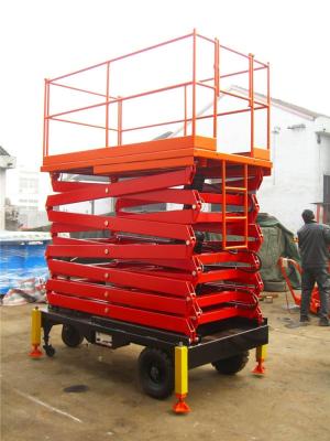 China Custom-made self propelled mini scissor lift High-duty Steel Structure for sale