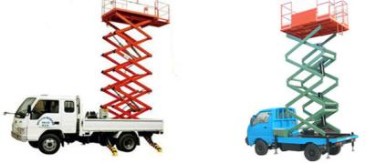 China 500KG 16meter Truck Mounted Scissor Lift  for hotel exhibition hall for sale