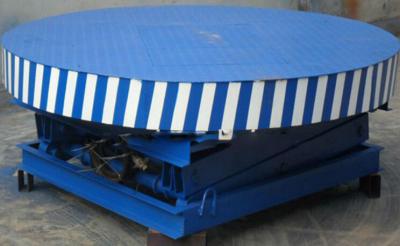 China 3500kg stage rotating hydraulic table lift with 200 ~ 500 kg Loading Capacity for sale