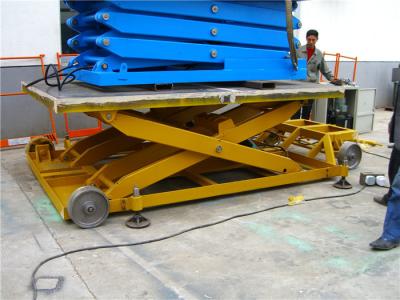 China Safe and reliable Electric stationary scissor lifts High load capacity for sale
