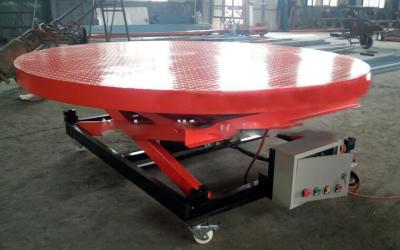 China 4-6m/min Lifting speed Rotating Stage Lift  300kg Rated Loading Capacity for sale