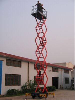 China electric drive industrial self-propelled mobile elevated Hydraulic Lift Platform for sale