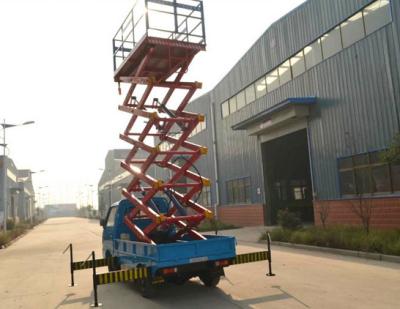China 2.2kw - 7.5kw Power Truck Mounted Scissor Lift with 4m - 20m working height for sale