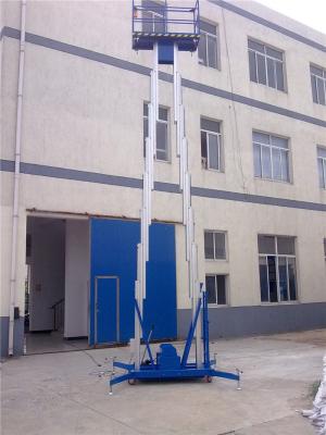 China Electric Aluminum Alloy Telescopic Manlift Platform / aerial work platform lift for sale