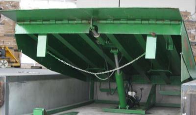 China 1250kg Fixed dock leveler Loading Bays with 8 tons Loading Capacity under 0.75kw for sale